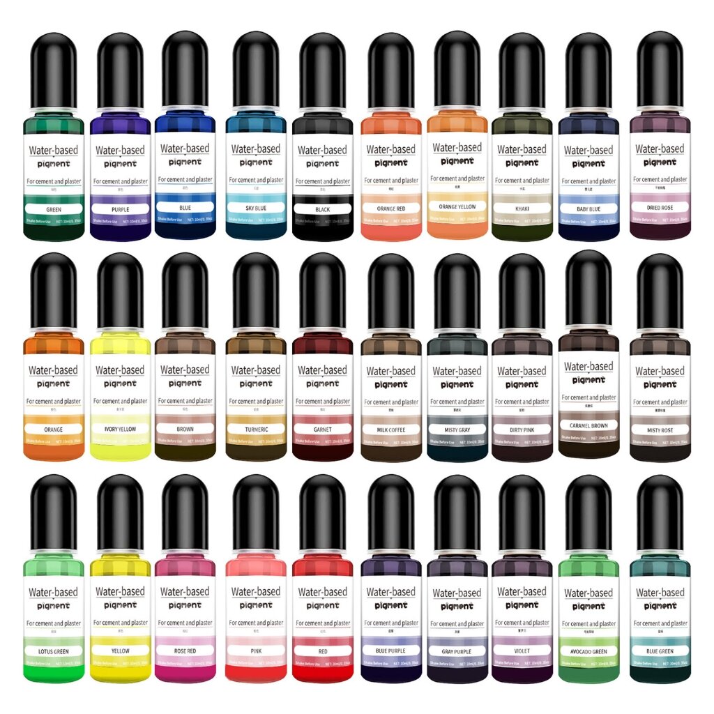 30 Цветов Жидкой Свечной Краски для Изготовления Свечного Мыла, Высококонцентрированный Краситель для Свечей, 10 мл/Бутылка