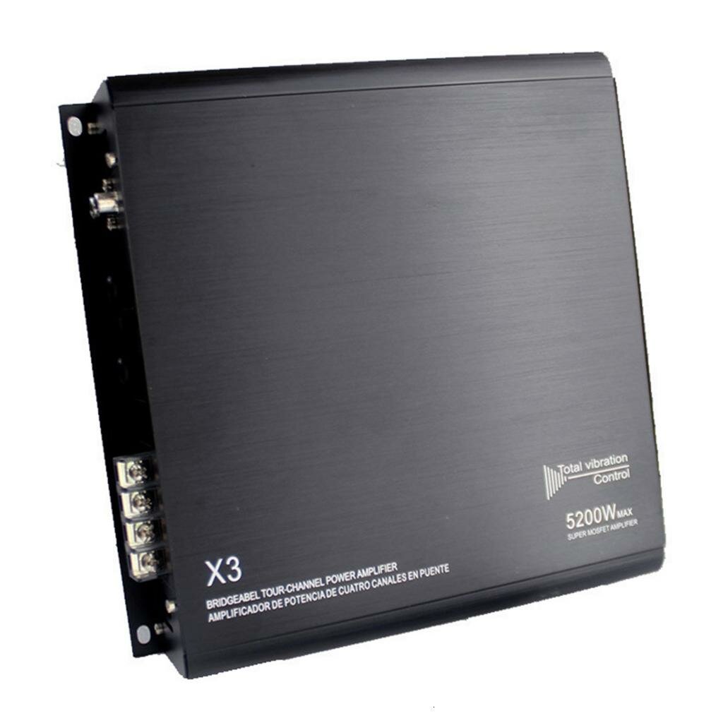 Усилитель мощности 2 канала 5200 Вт для автомобиля