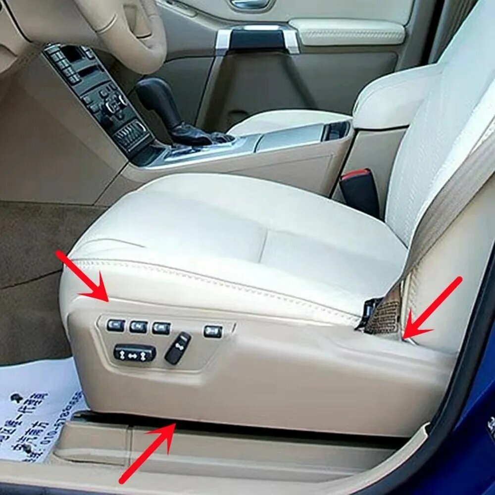 39802015 Переднее сиденье с электроприводом, левая боковая панель переключателя, накладка совместим S80 XC90 V70 S60