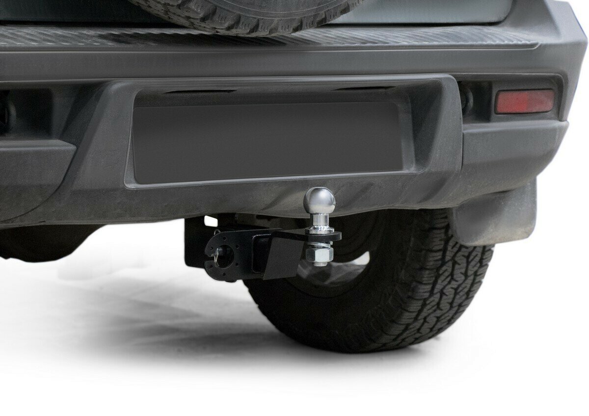 Фаркоп под квадрат c электрикой Smart для Chevrolet Niva 2002-2020, шар E, 1200/75 кг, F.6016.004