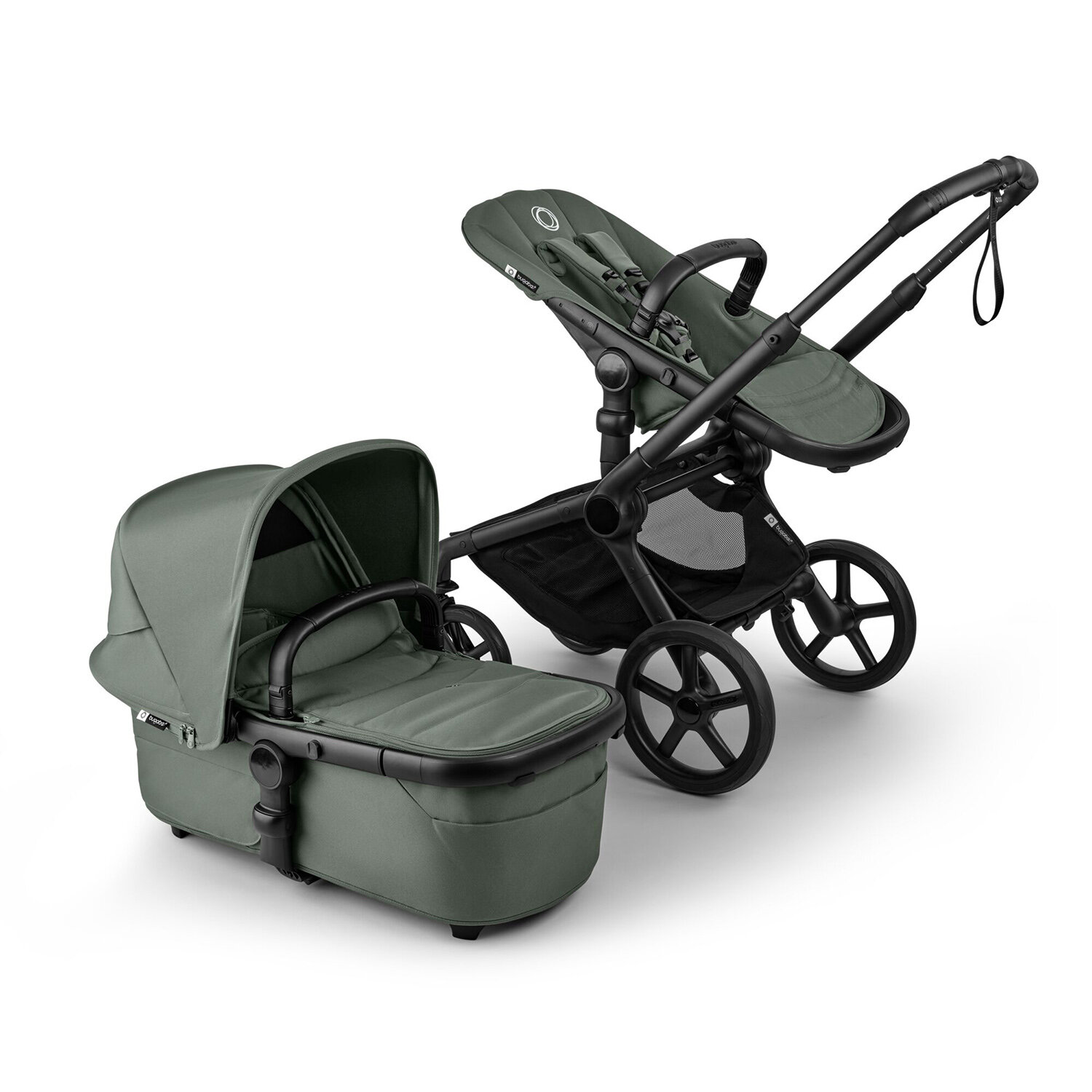 Коляска 2 в 1 Bugaboo Fox 5 Renew complete BLACK/FOREST GREEN–FOREST GREEN