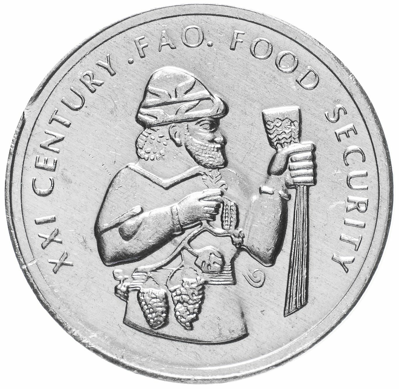 Турция 50000 лир 1999 "ФАО - Продовольственная безопасность", Алюминий, в сохранности AU-UNC