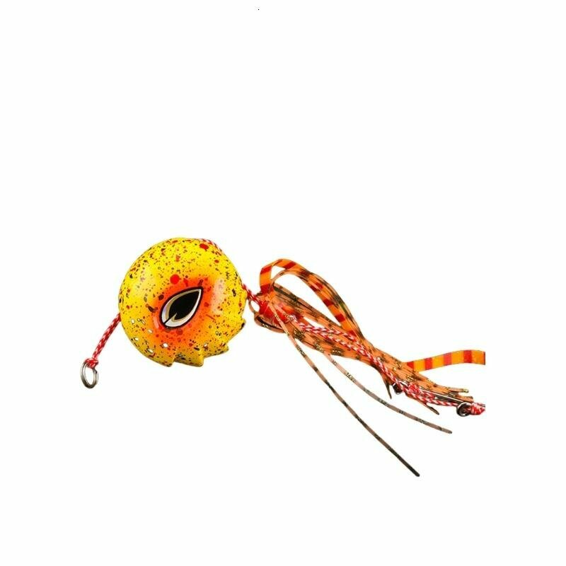 Кабура джиг для ловли камбалы 40г 60г 80г 100г, Orange and yellow - 80g