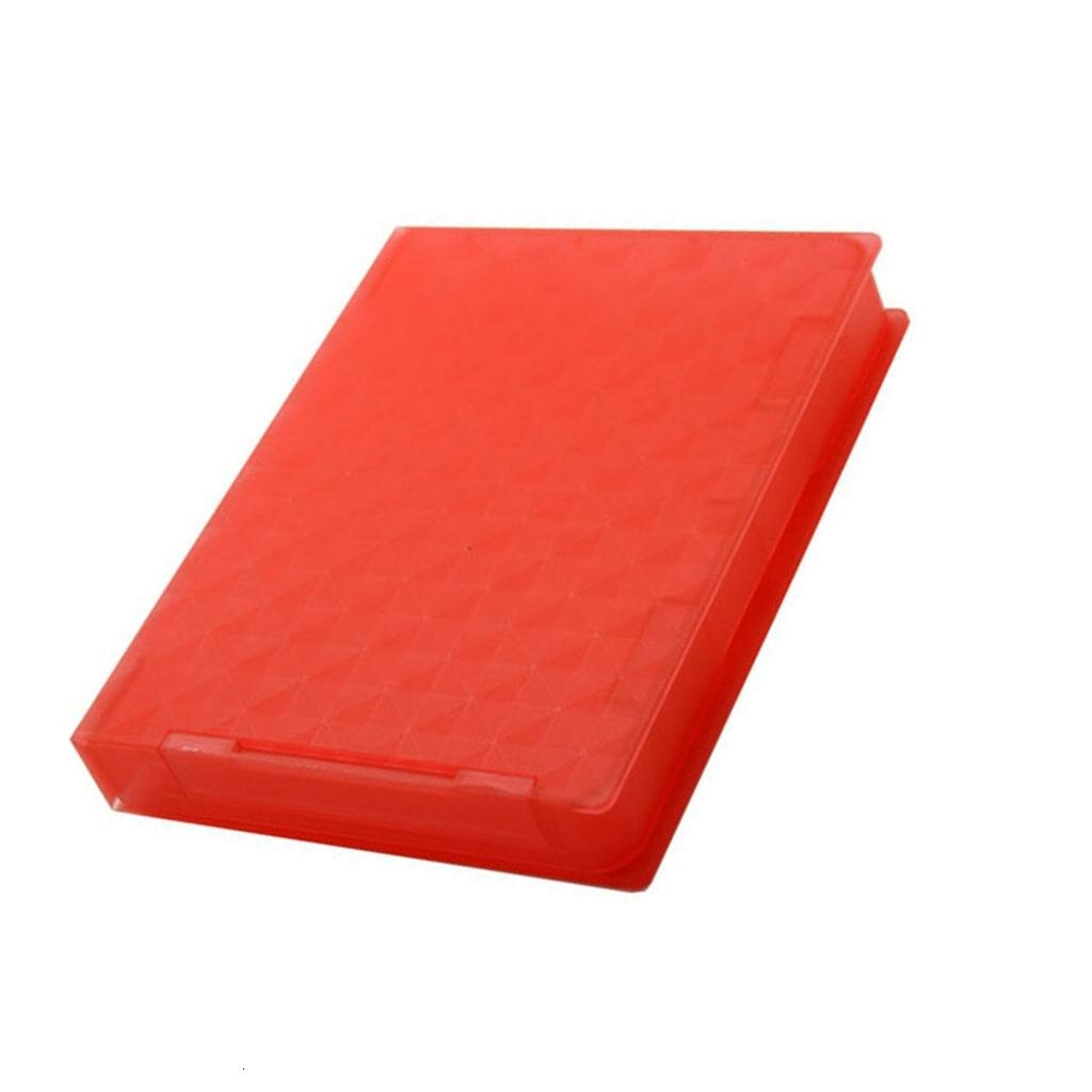 Портативный чехол для жесткого диска 2,5 дюйма, красный