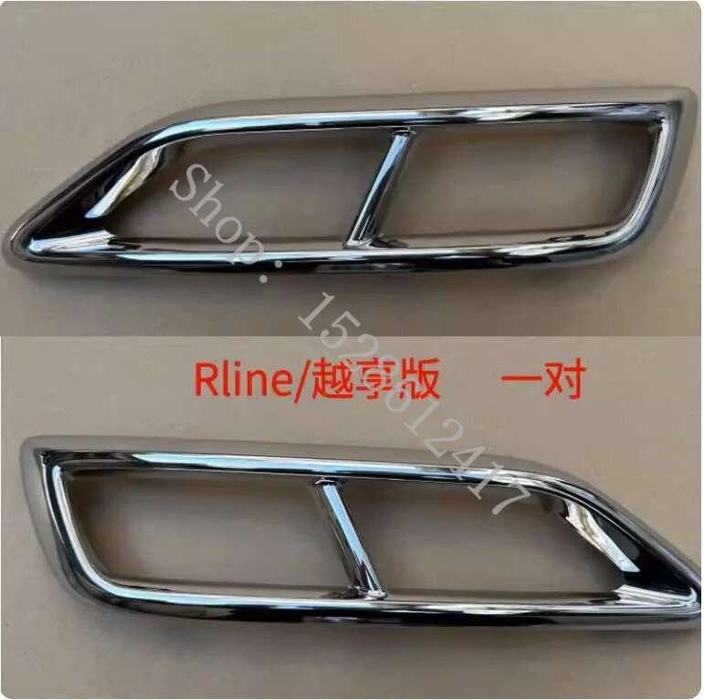 Для VW Tiguan MK2 R-Line 2020 2021 2022 ~ 2024 ABS автомобильный глушитель выхлопной L R Rine