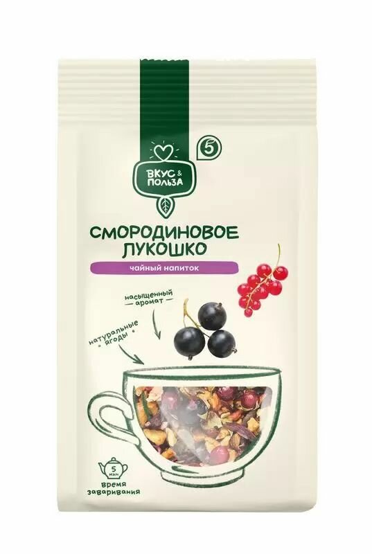 Чайный напиток Вкус и Польза Смородиновое лукошко 90 гр - 2 шт