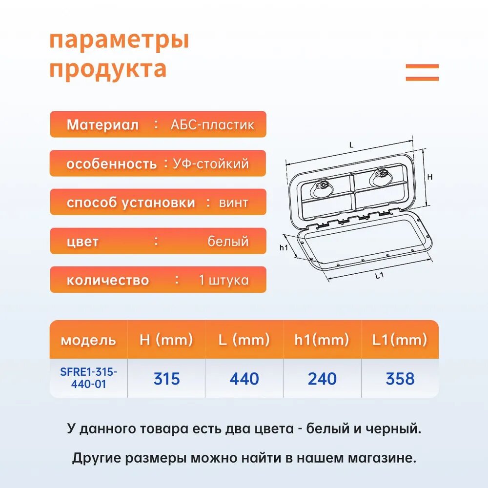 Seaflo Люк для лодки — фото 1