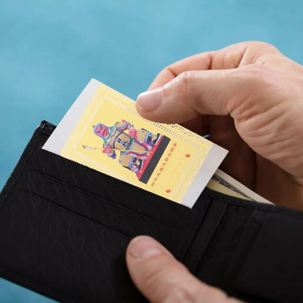 Компактные медные амулет-карты тай суй для привлечения удачи и защиты в год лошади 2026, 3 штуки