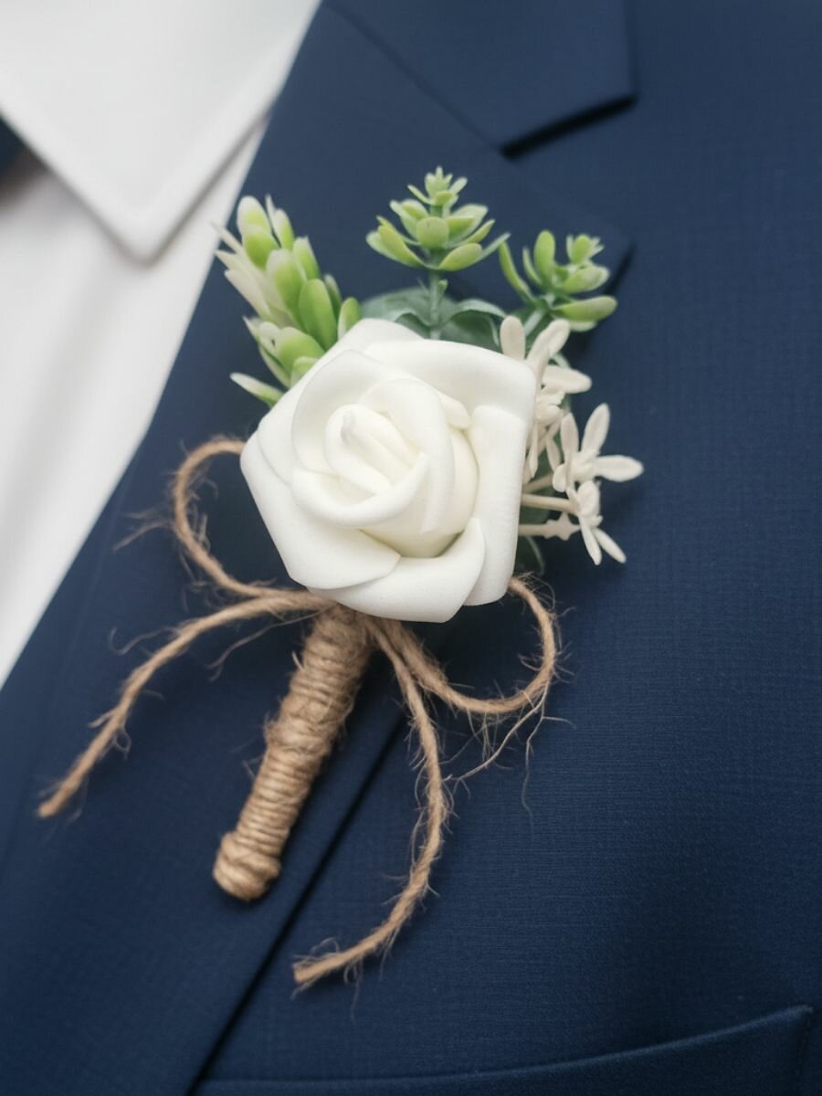 Бутоньерка для жениха или свидетеля