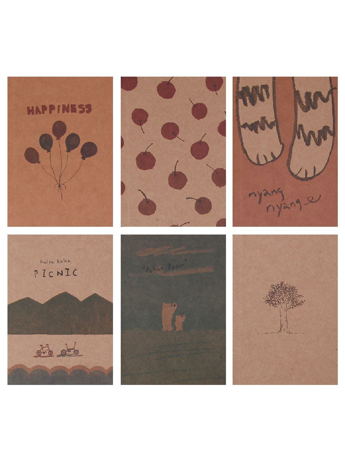 Блокнот Пустая Страница Для Рисования Бумажная Книга Журнал Дневник Блокнот Блокноты Для Заметок Расходные Материалы