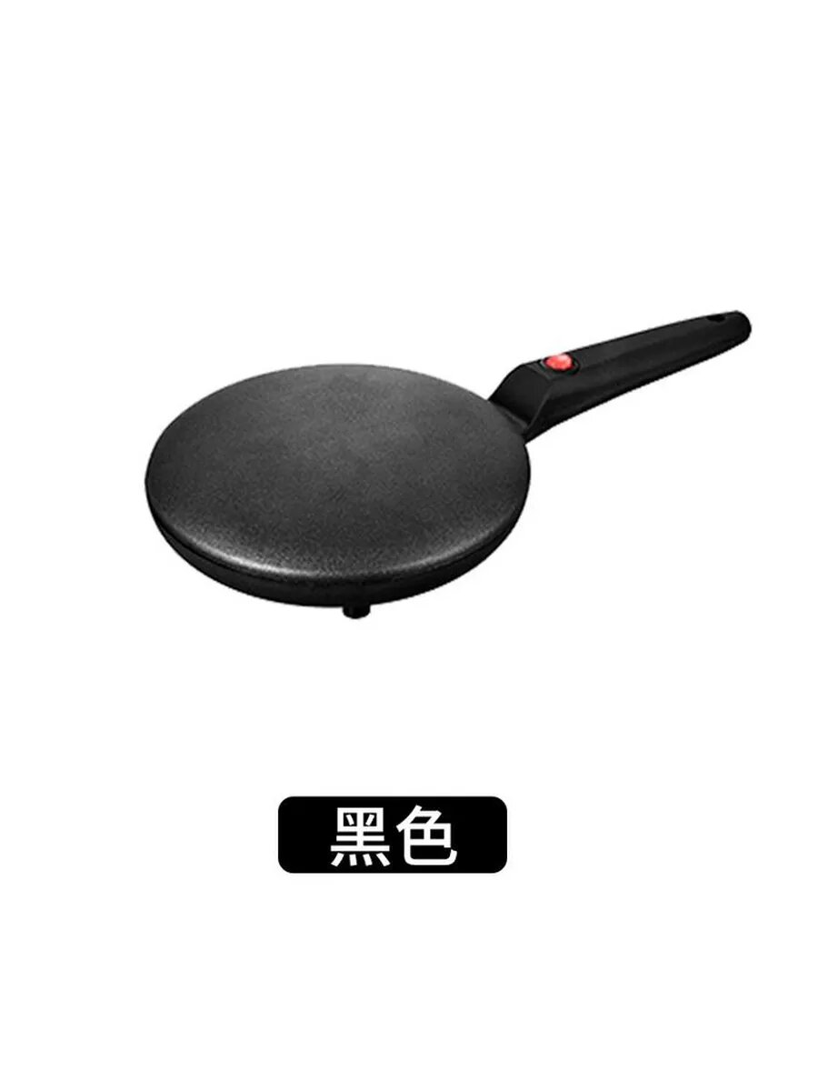 Электрическая блинница (600 Вт, 18 см, Черная)