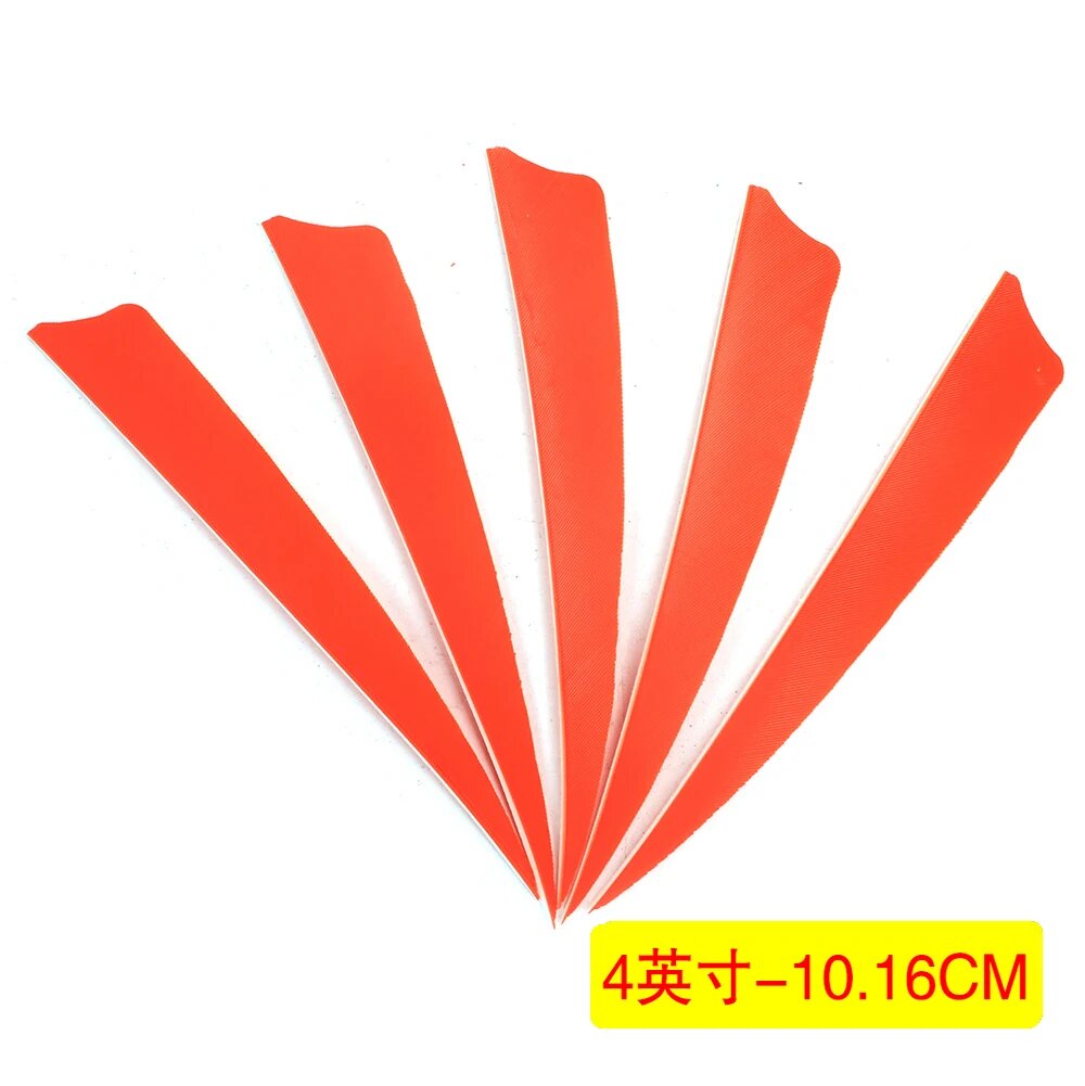 Перо стрелы ACCMOS 3/4/5 дюймов, индейка, правое крыло, 50 шт 4inch Orange