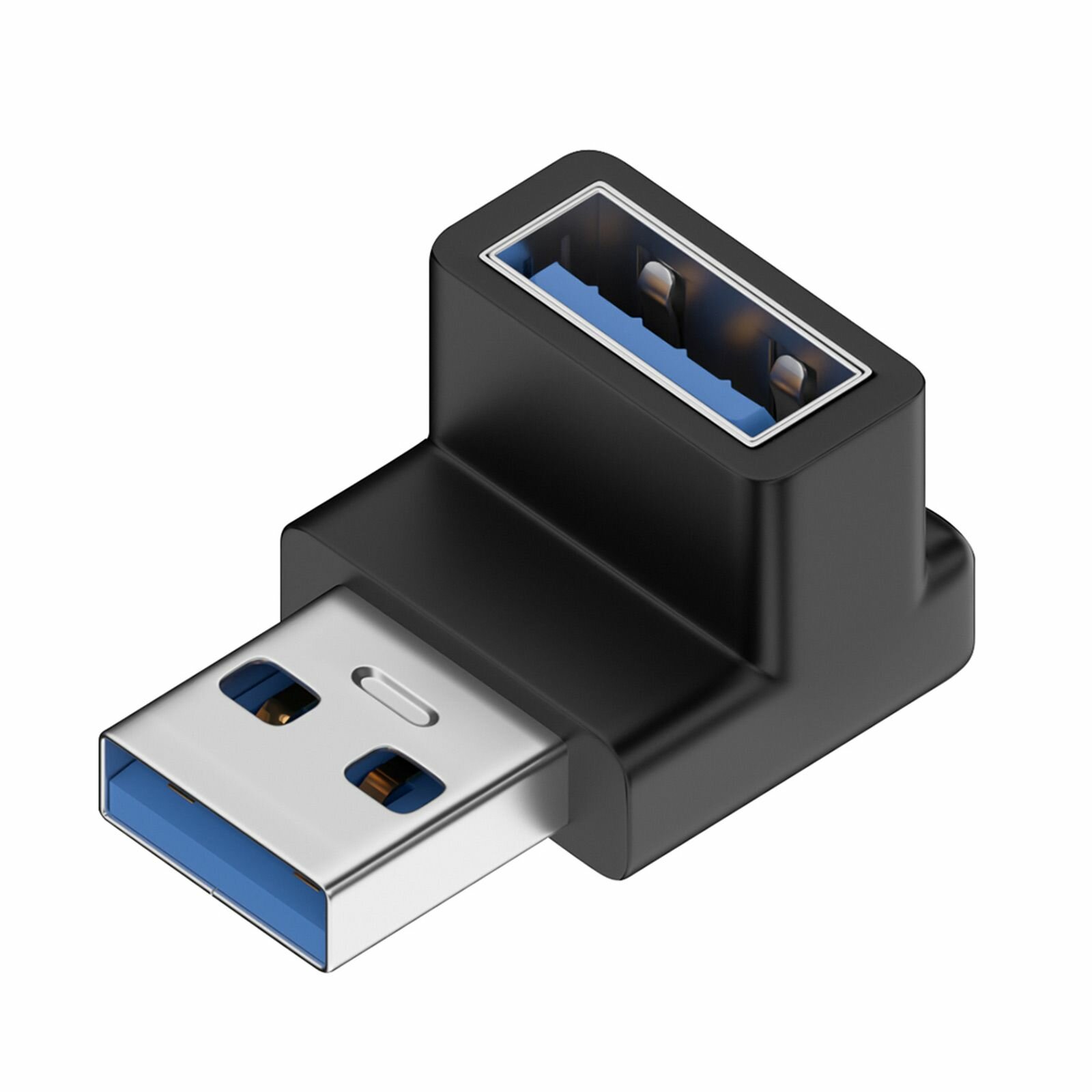 USB-накопитель с углом 90 градусов мужской на женском левом углу