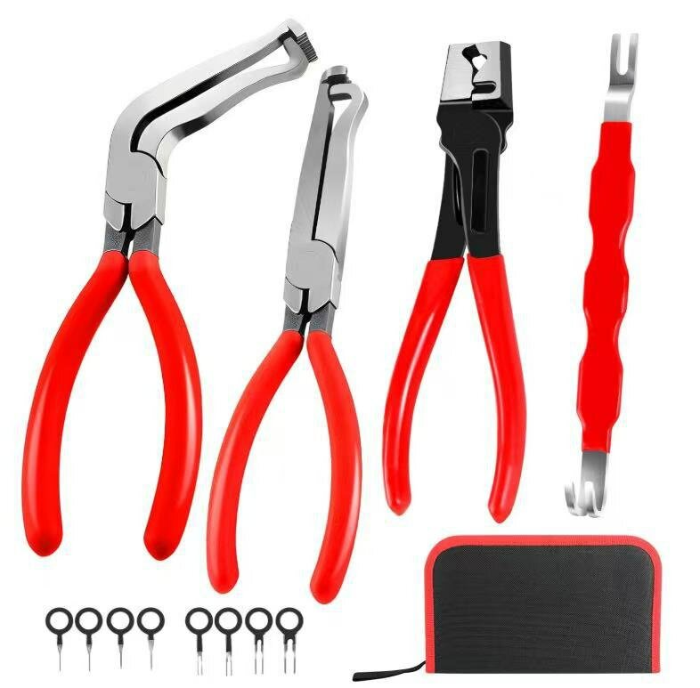 Красные ручки, изогнутые головки, 60 градусов, плоскогубцы с отключением питания, набор для резки проводов, многофункциональные плоскогубцы, автомобильный монтировка, тигровые плоскогубцы, экстрактор игл