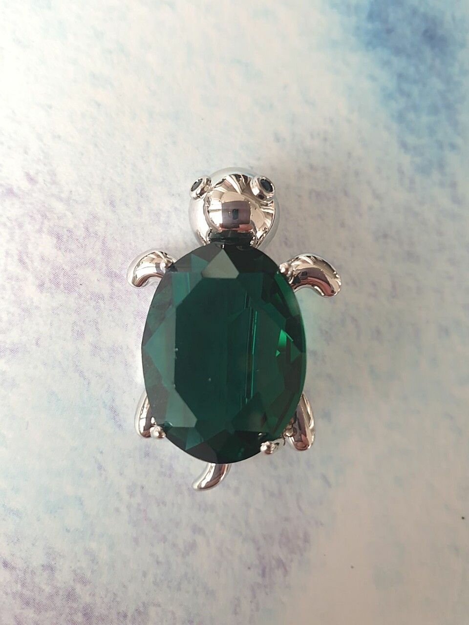 Брошь, хрусталь, стекло