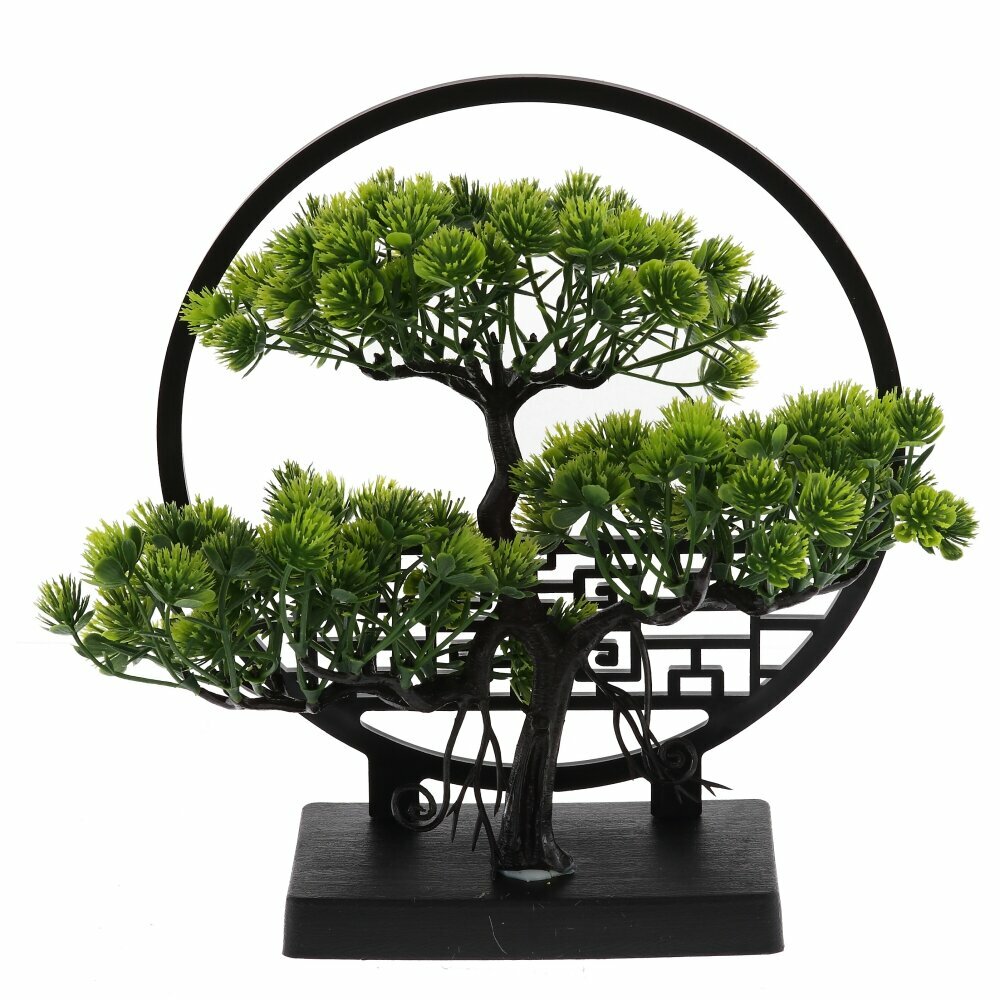 Цветочная композиция "Бонсай", L26 W10 H25 см