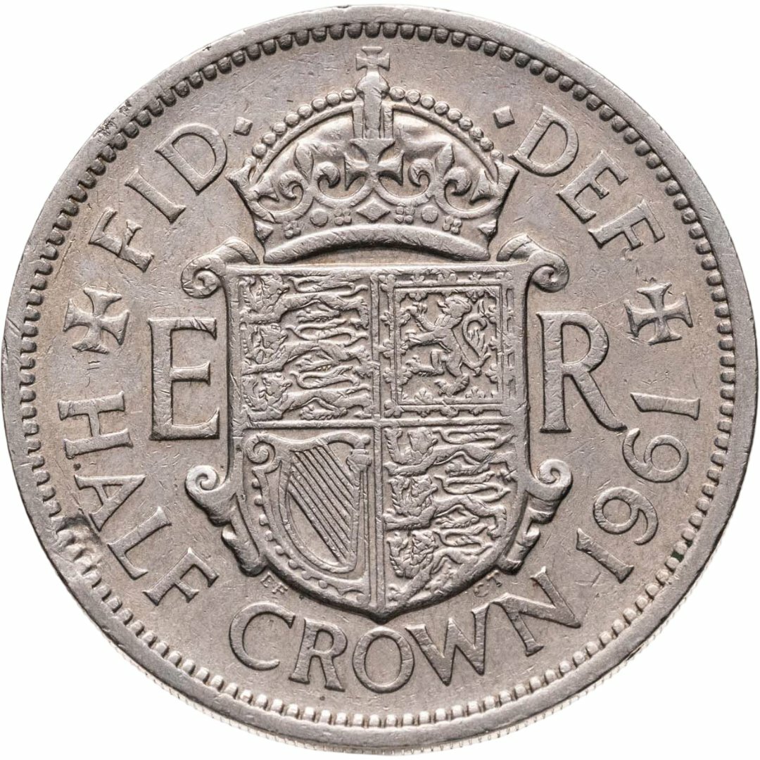 Великобритания 1/2 кроны (crown) 1961