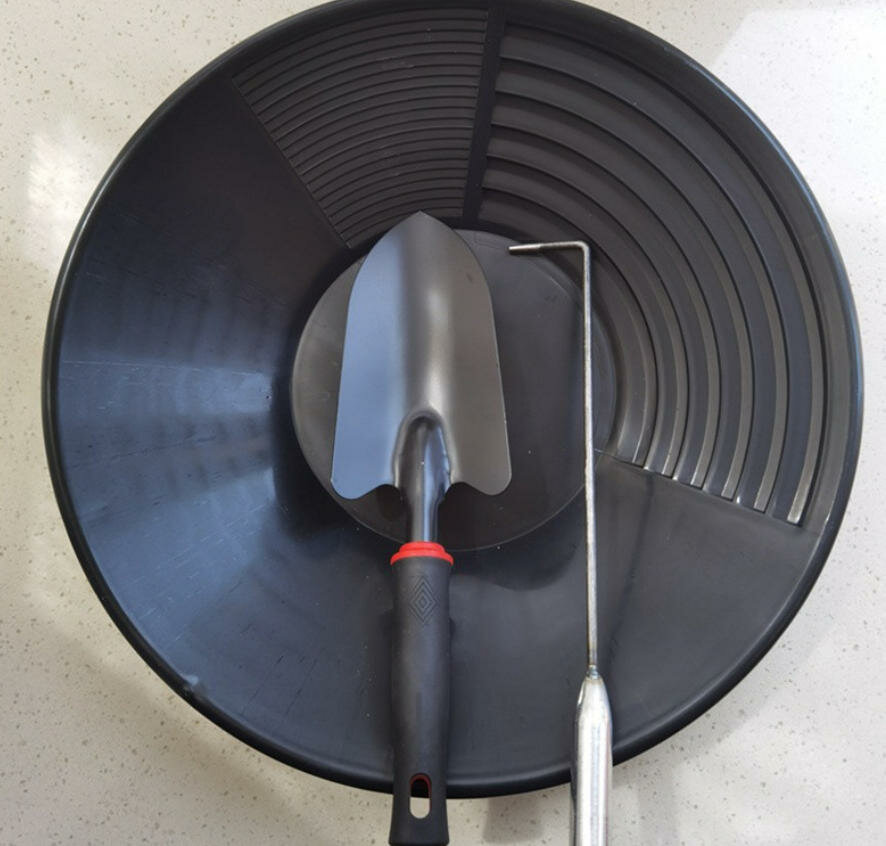 Утолщенный инструмент для промывки золота, большой 38 см, ручной привод, для добычи золота, промывки песка, набор инструментов для промывки золота