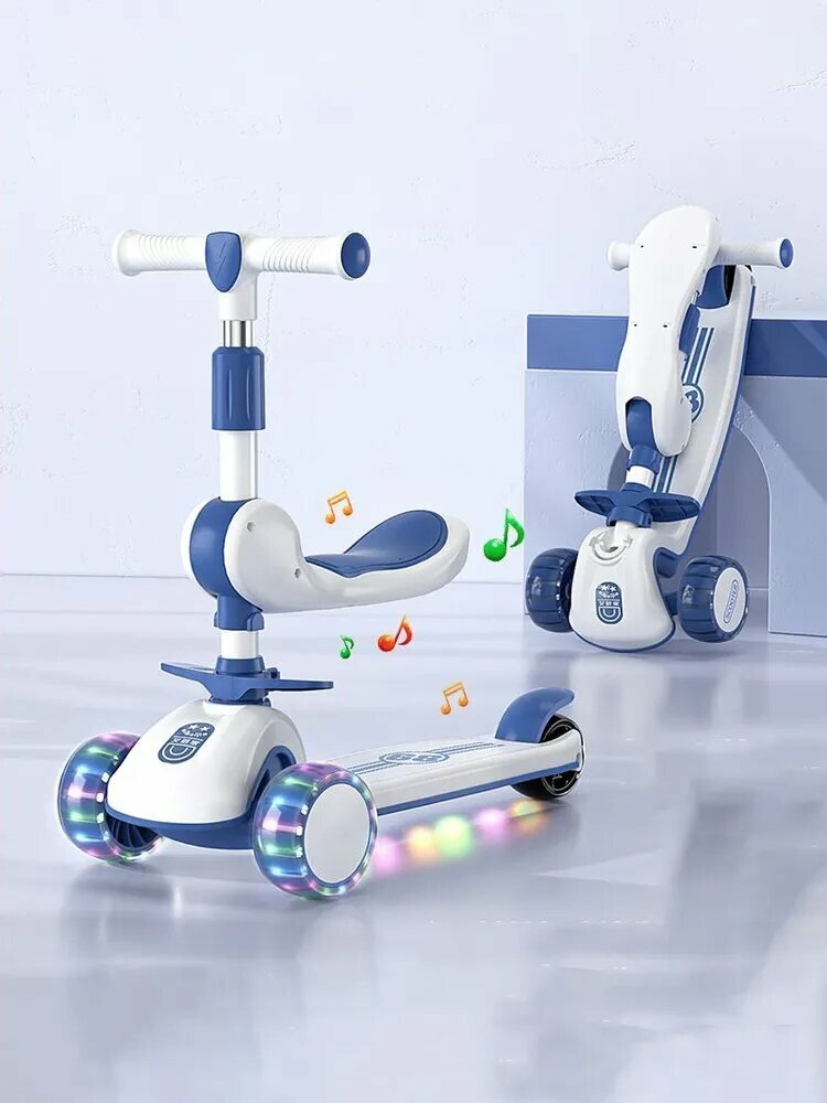 Самокат PP-TY01239-250521M-25, синий