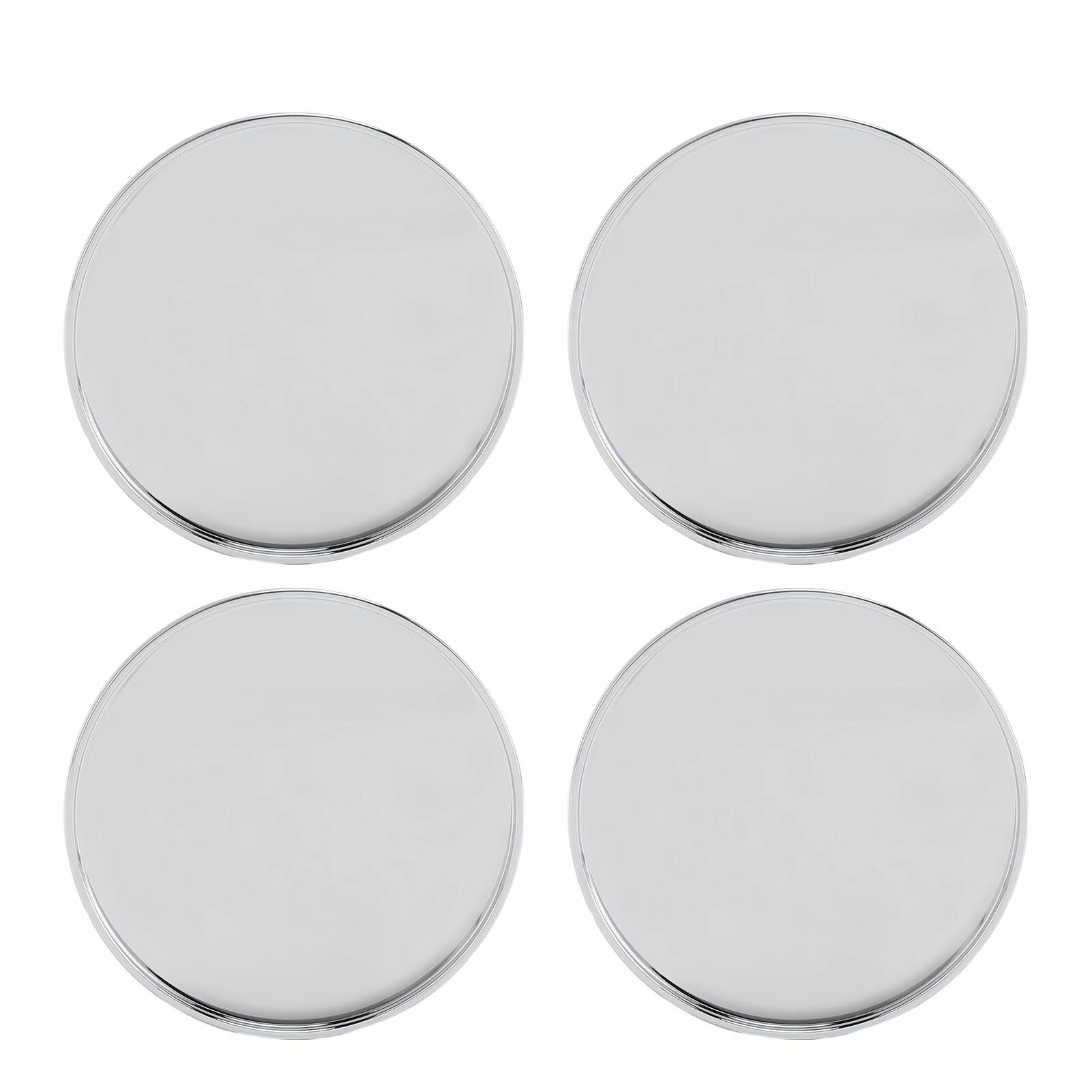 4 хромированных центральных колпака 69 мм для оригинальных дисков Audi