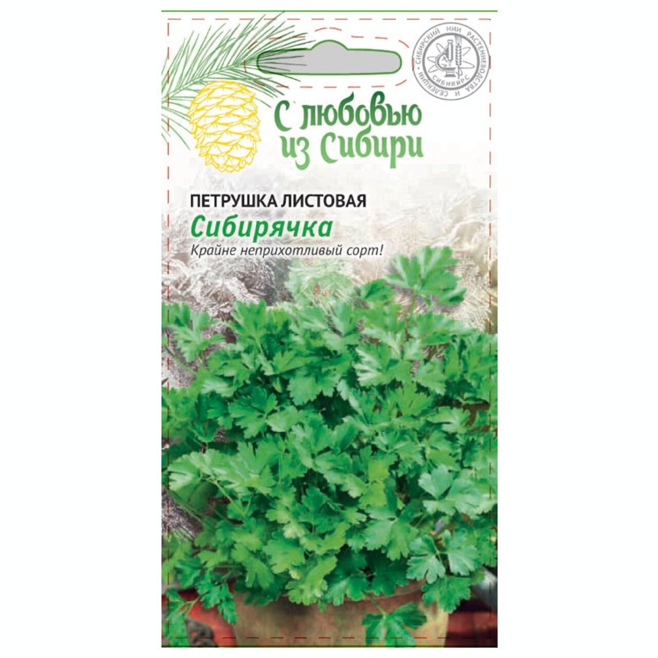 Семена петрушка Сибирячка Сибирская серия 2г, для дачи, сада, огорода и на рассаду