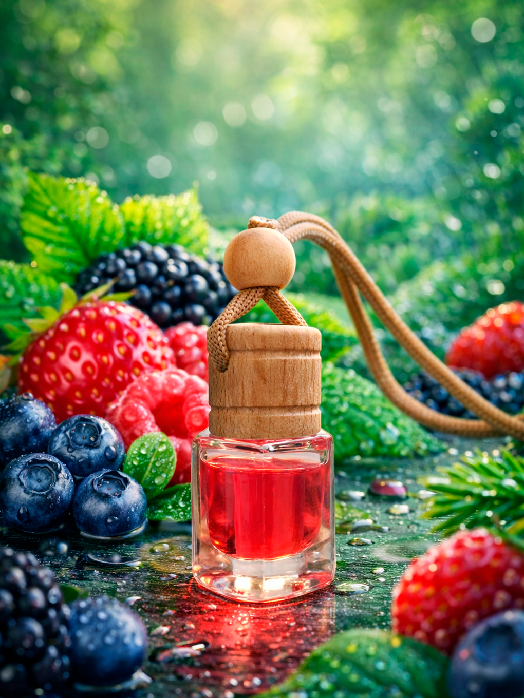 Ароматизатор "Лесные Ягоды", для автомобиля и дома, подвесной, 5 мл