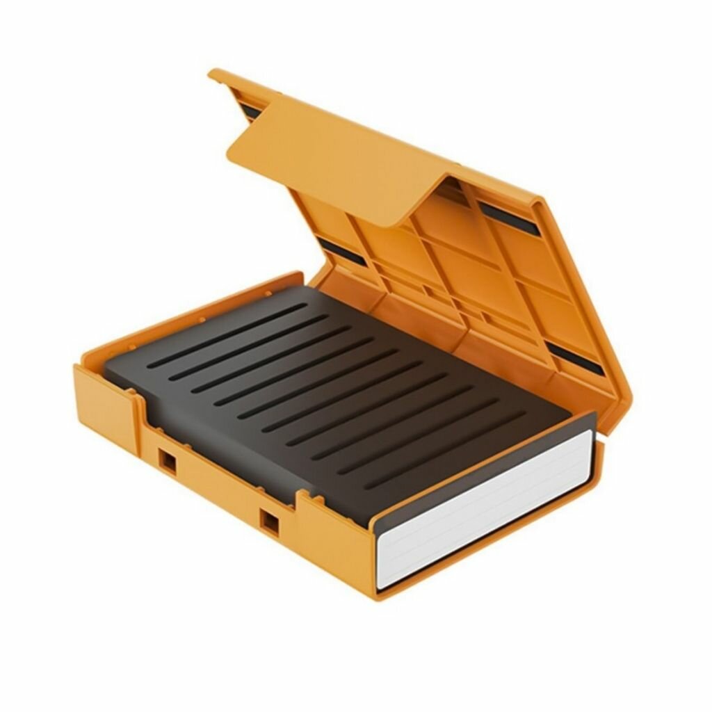 M. универсальный защитный бокс для жесткого диска диаметром 2/3,5 дюйма-оранжевый