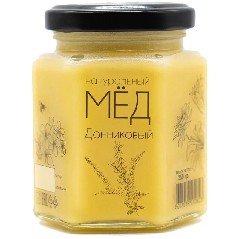 Мёд Медовые Вечера натуральный донниковый 250 г, 2319385