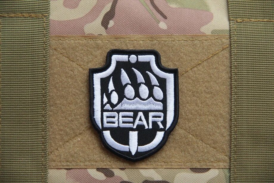 Тактическая нашивка LIBERWOOD ССО ГРУ Сенеж Bear