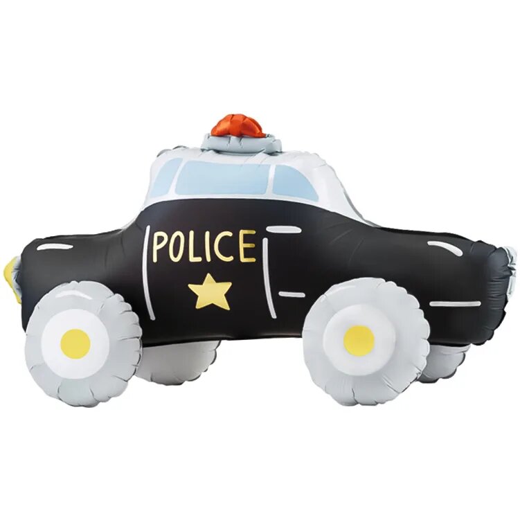 Воздушный шар из фольги. Ходячая фигура, Полицейская машина (32'/81 см, CHN)