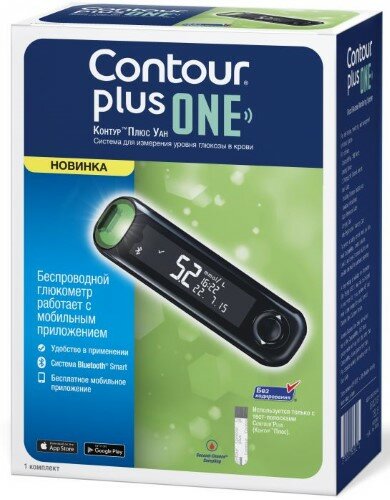 Глюкометр контур плюс Уан №1