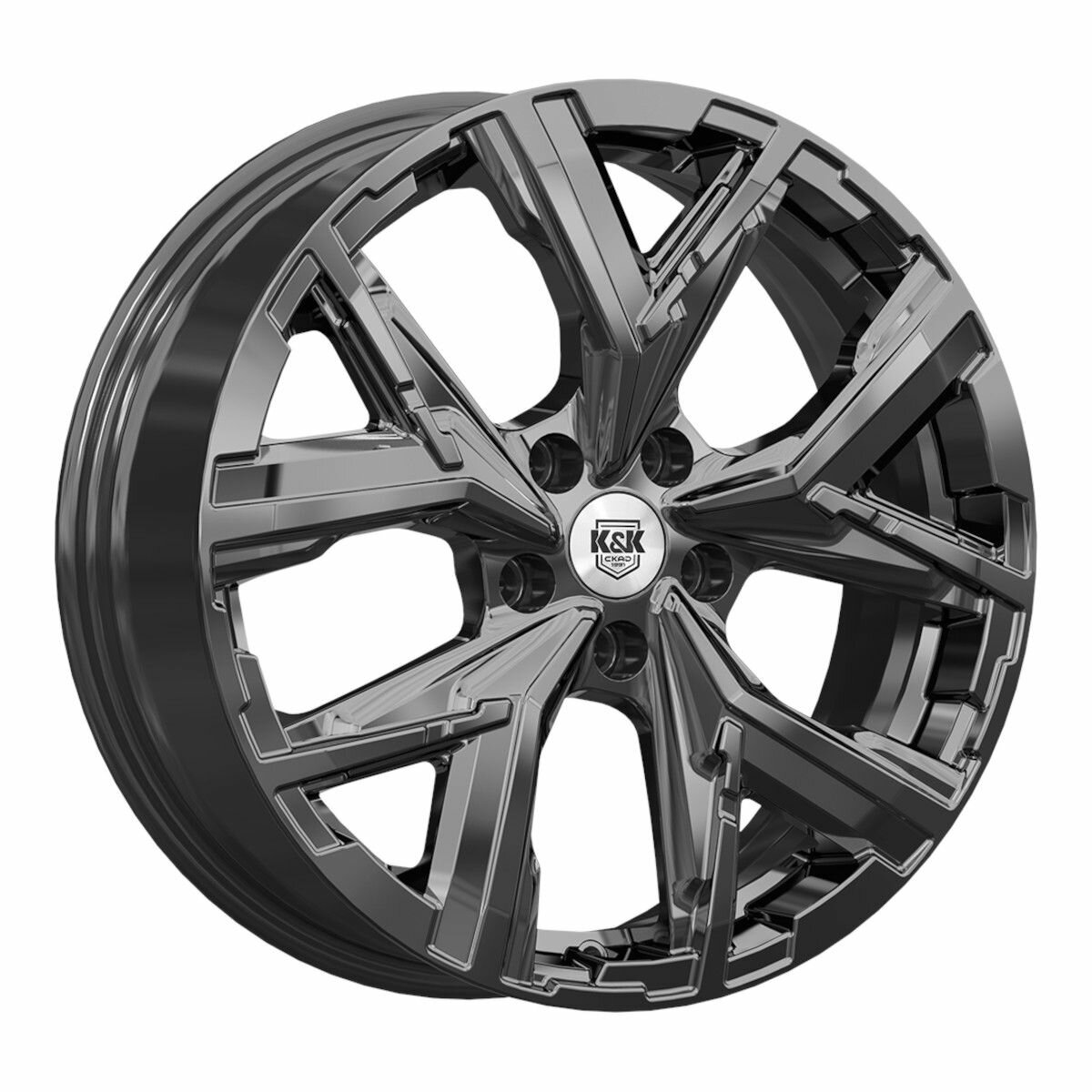 Диск литой КиК Айона (КС1169) 6,5\R18 5*114,3 ET40 d66,6 Кварц [83990] Fb max 640 kg легкосплавный