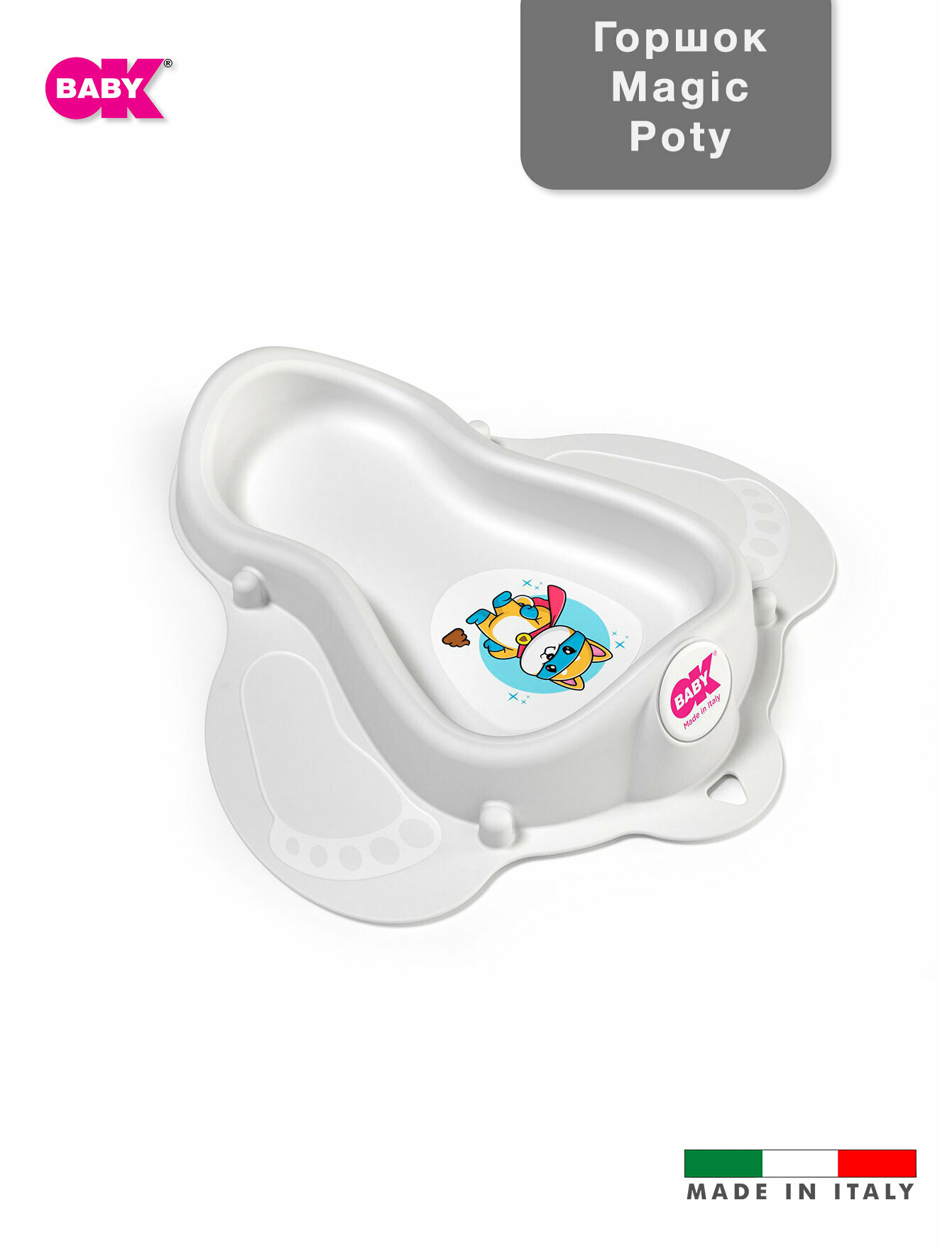 Горшок OK BABY Magic Potty Белый