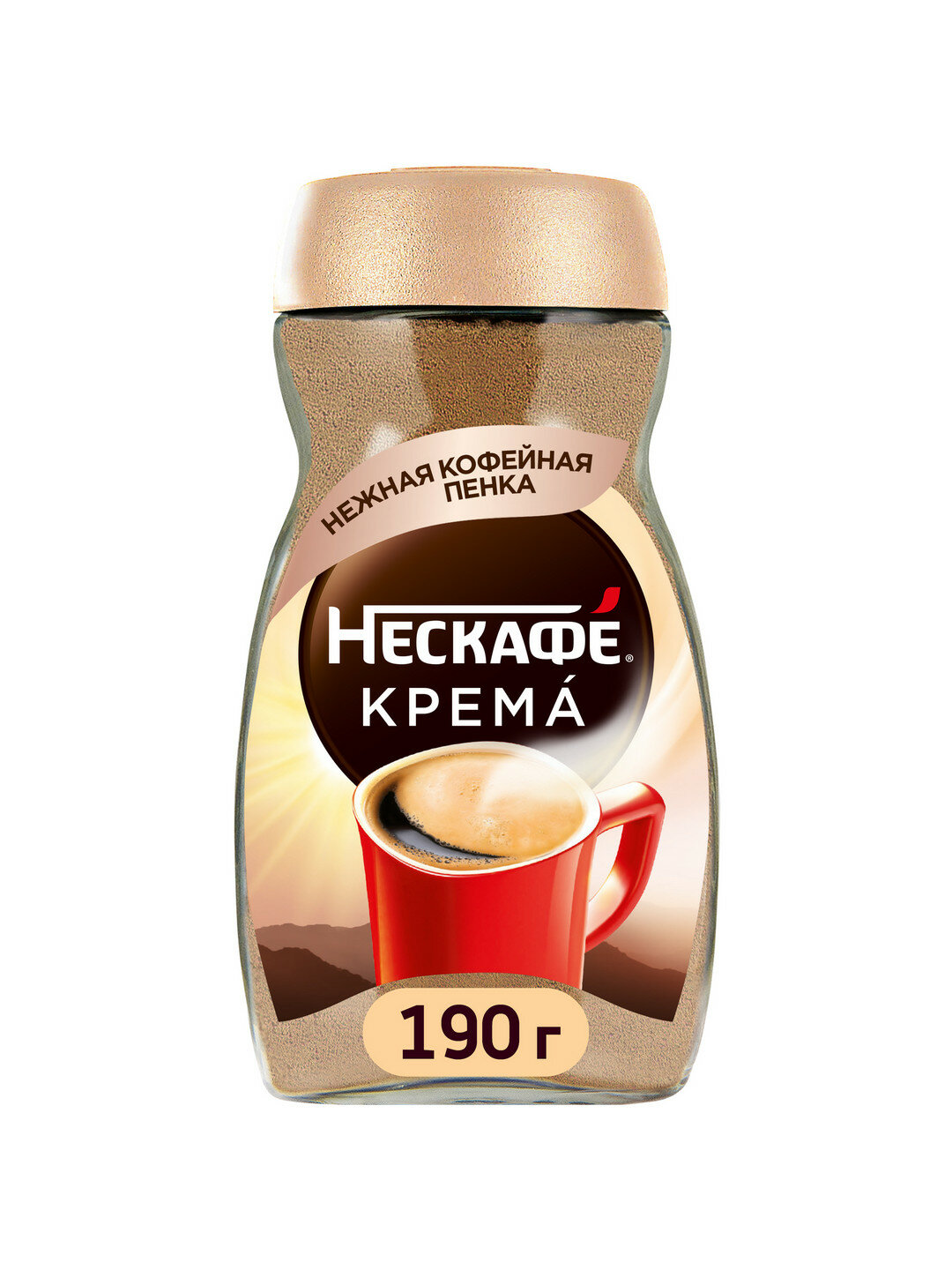 Кофе растворимый Nescafe Classic Crema, стеклянная банка, 190 г