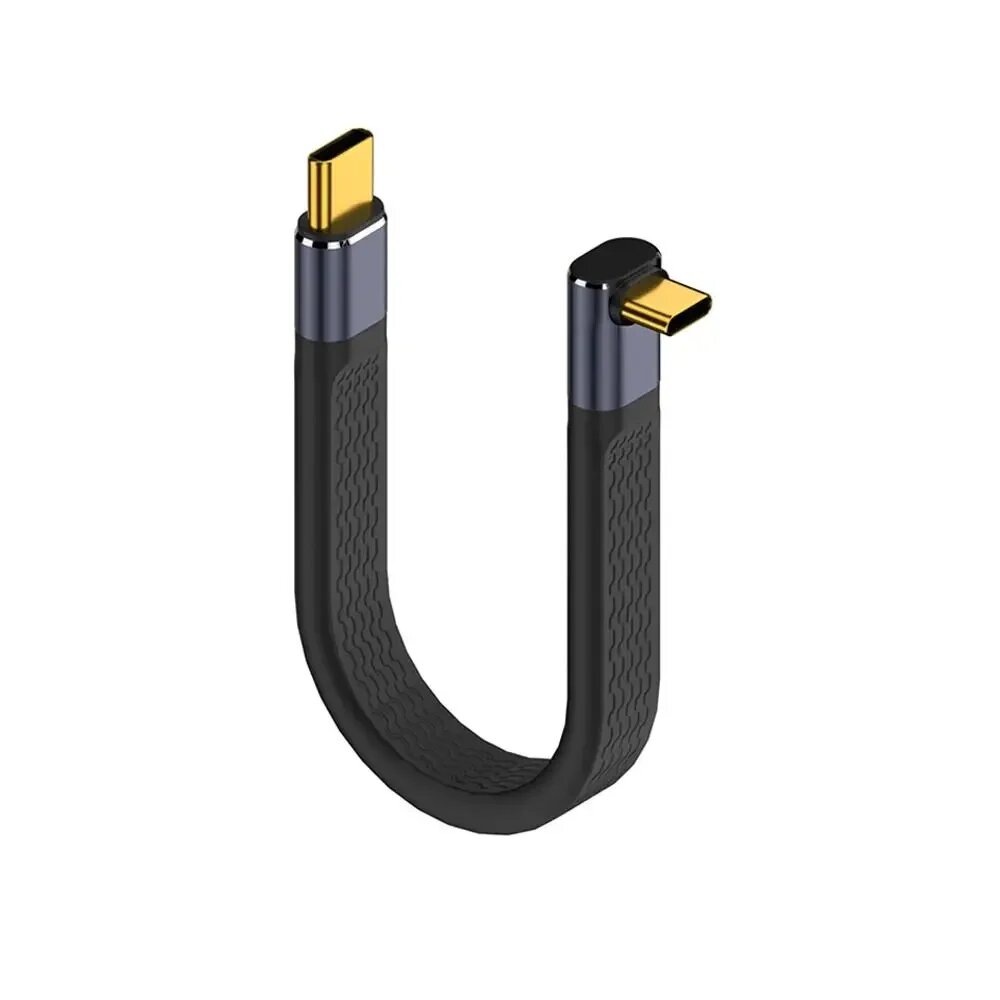 USB Type-C кабель M-M Vertical Bend 240 Вт