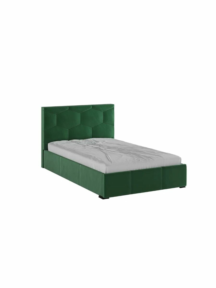 Кровать интерьерная Манука, 1,2м, с подъемным механизмом,1350х1050х2230, Изумруд, Кистель, Kistel