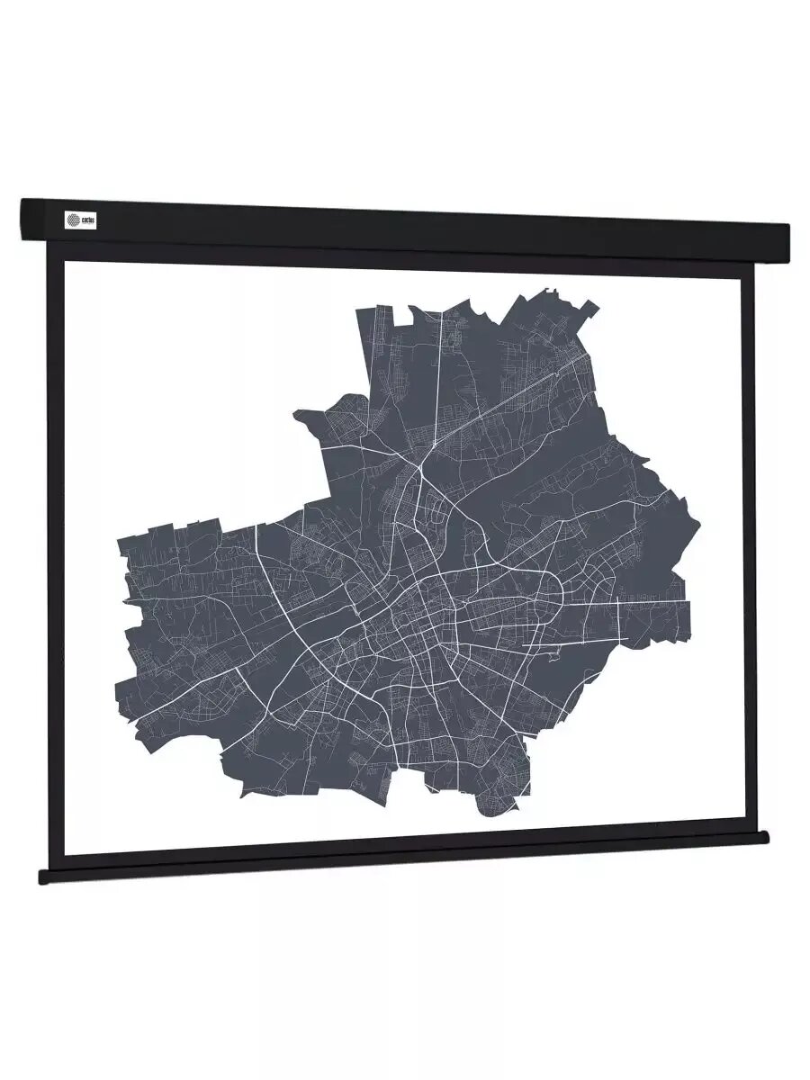 Экран для проектора Cactus Wallscreen CS-PSW-152X203-BK, 152x203 см, диагональ 99,84 см, 4:3