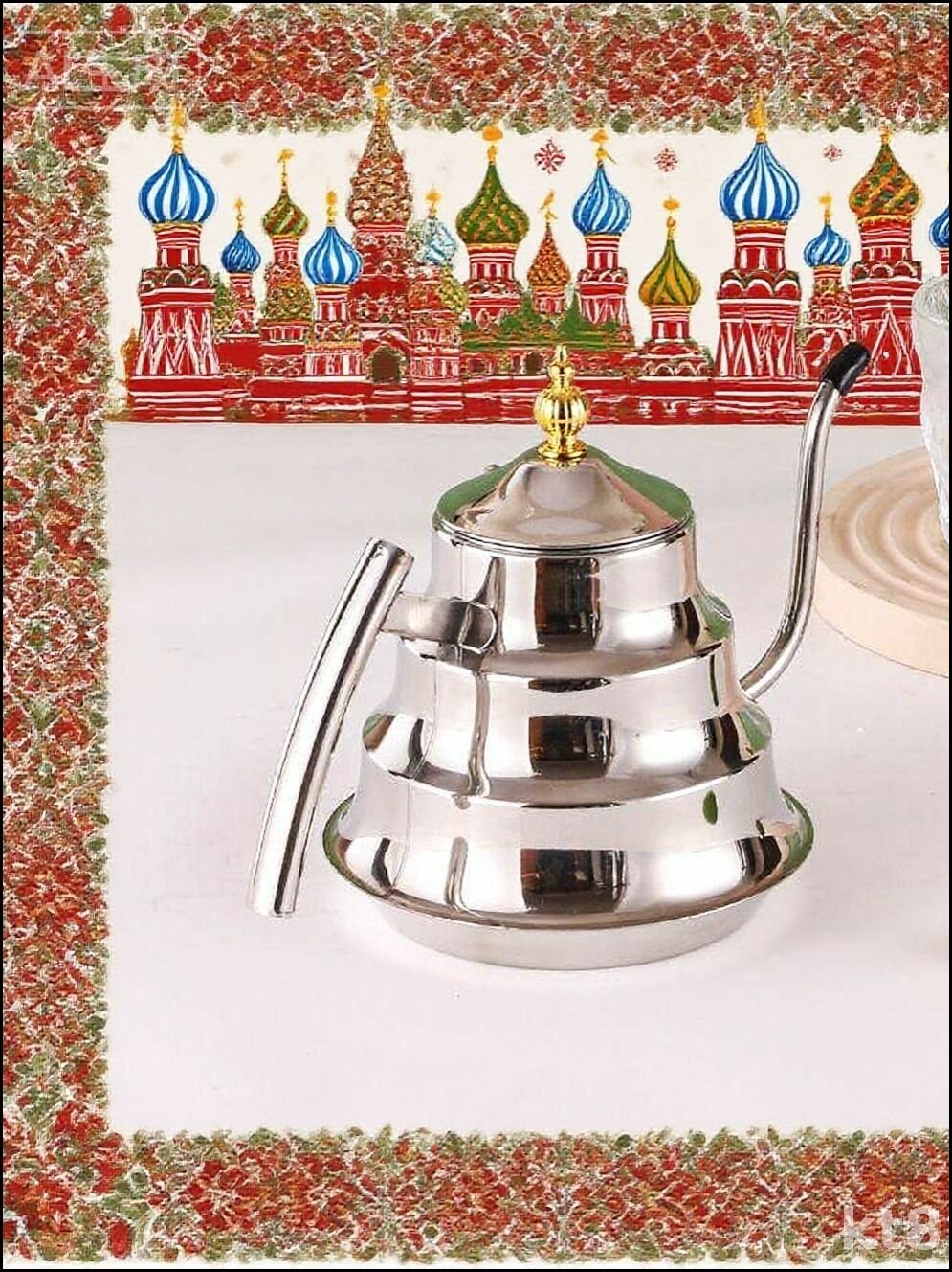 Чайник заварочный, 1201 мл серебряный горшок