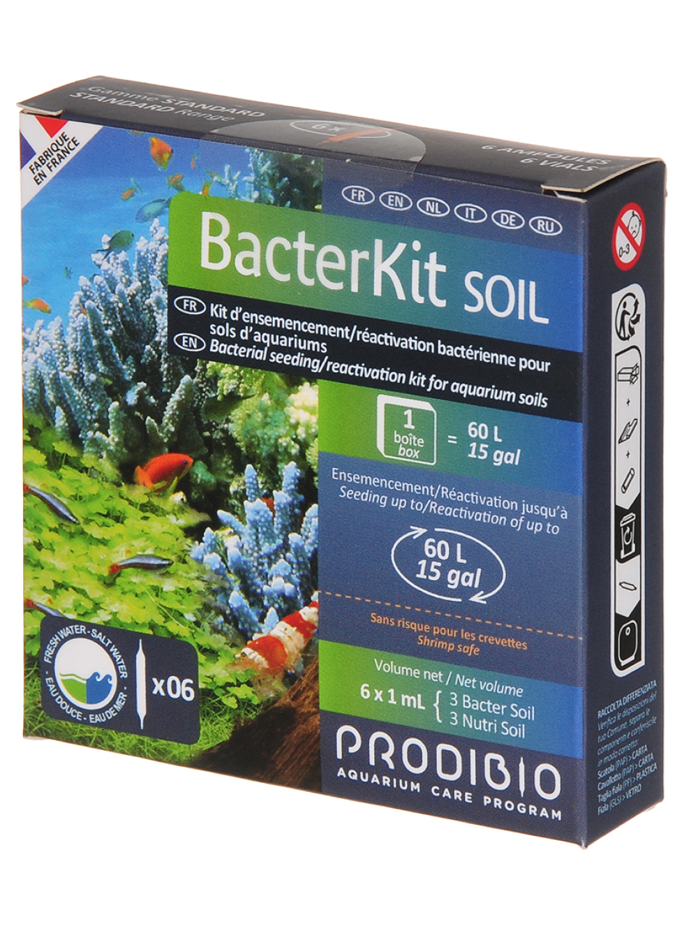 BacterKit Soil гипер-концентрированное бактериальное средство для грунтов (6шт)