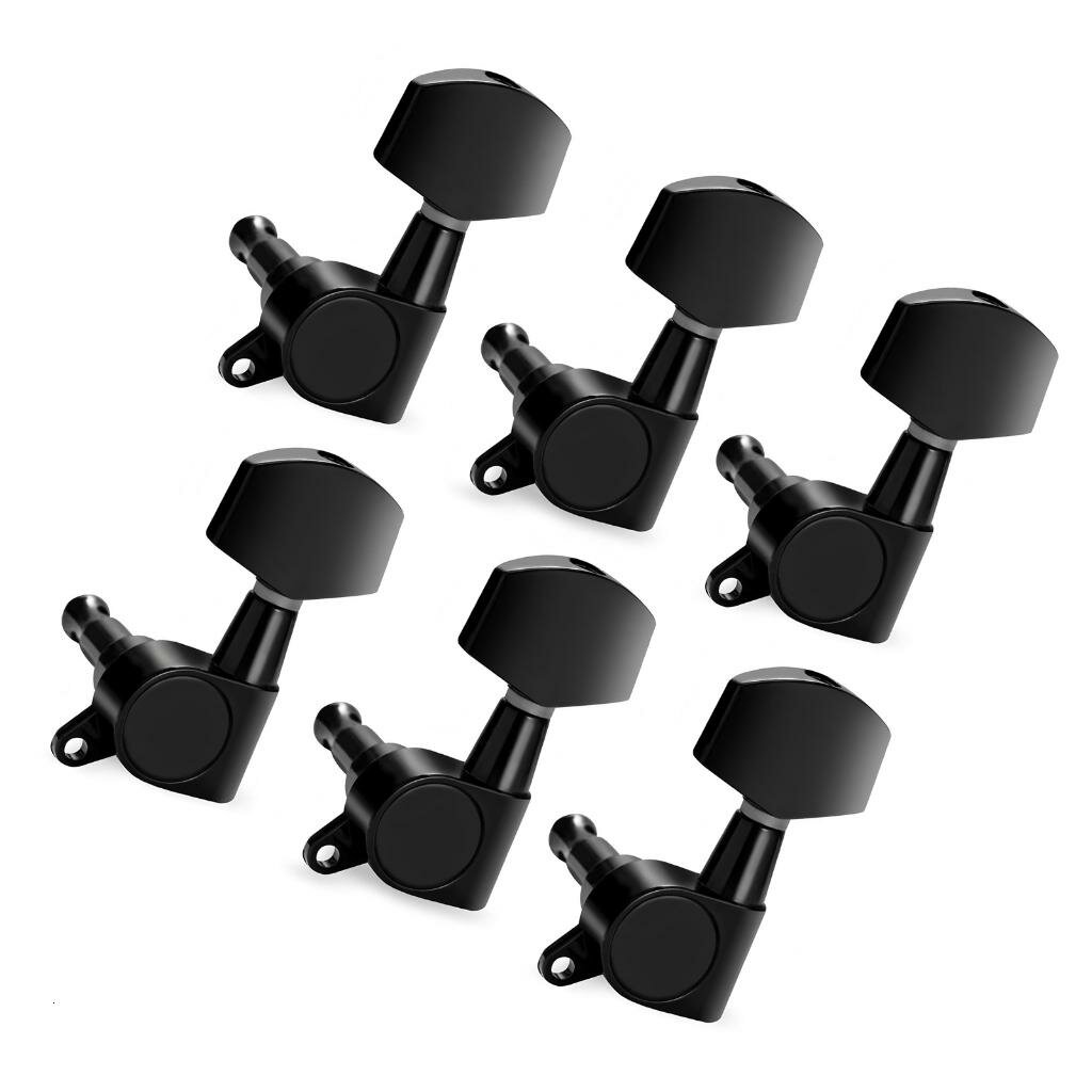 6 шт. колки для гитары, 6 Л Черного Цвета