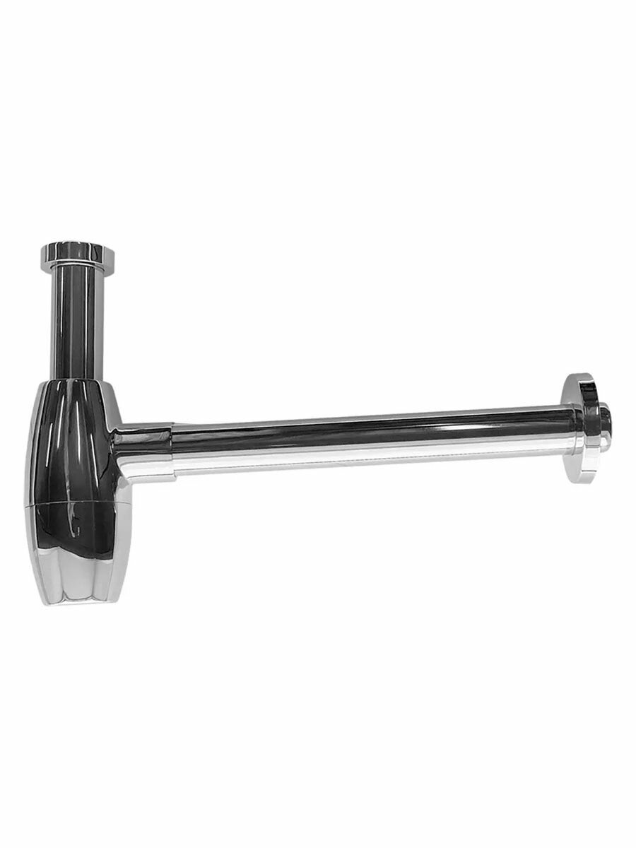 Сифон для раковины AZARIO G 1 1/4, без выпуска, бочонок, латунь, белый (AZ-115-CHR)