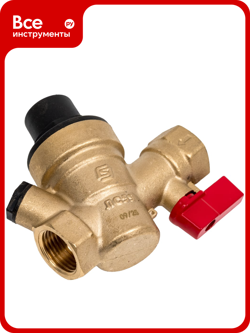 Регулятор давления мембранный SantechSystems кфрд Ду15, Ру16, муфта/муфта, Рн1-16, под манометр 019-3141 для точной и