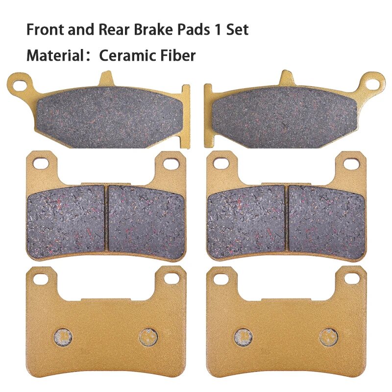 Передние и задние тормозные колодки мотоцикла для SUZUKI DL1000 DL1050 XT V-Strom Ceramic 1 Set