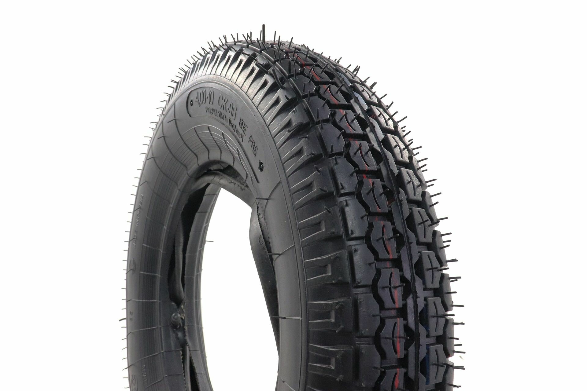 Покрышка МБ, телеги 10" 4,00-10 камерная (С камерой) "Шоссе"