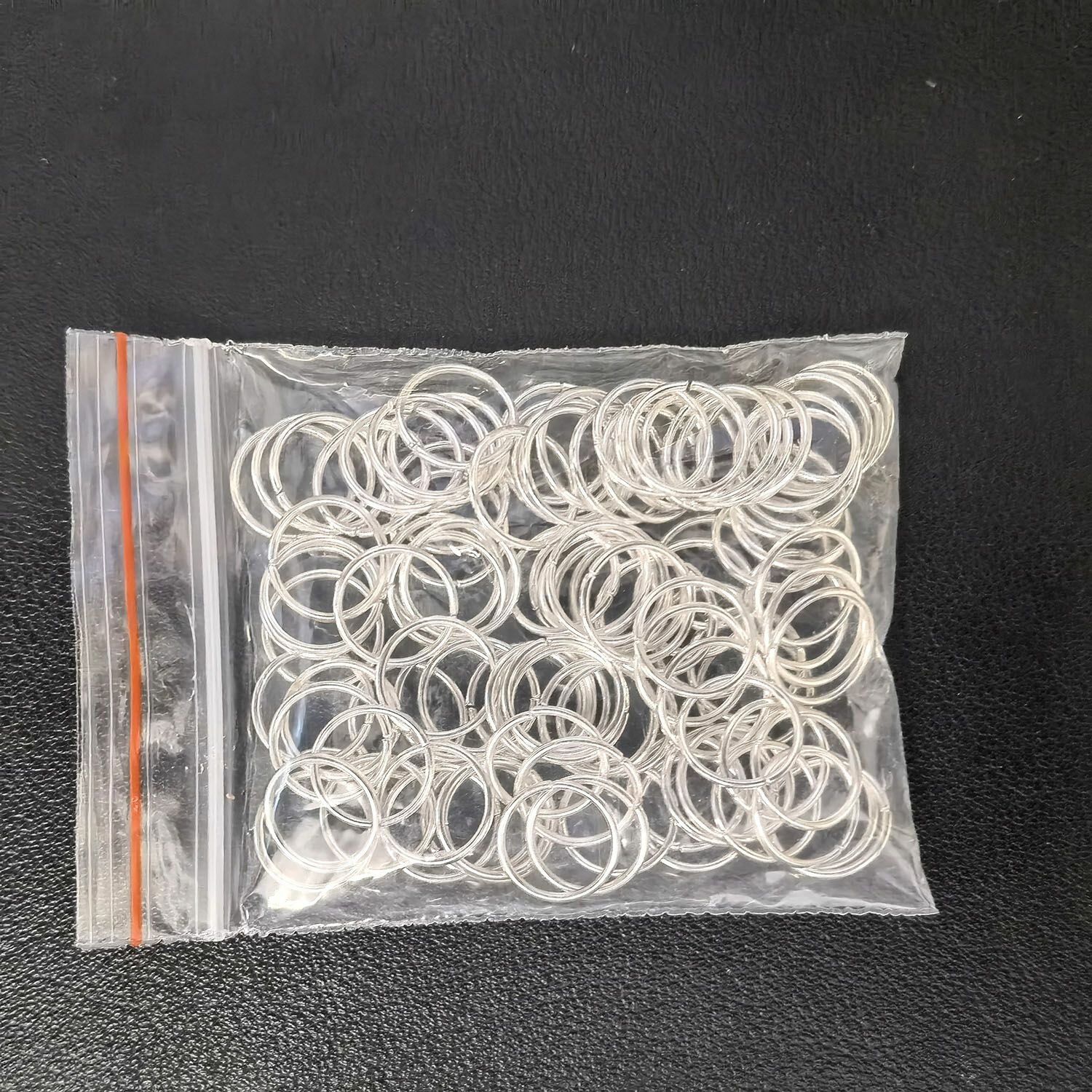 100 шт 12 мм Кольца для волос, колечки для кос, соединительные кольца