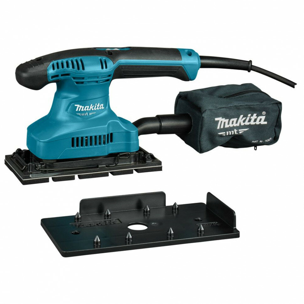Плоскошлифовальная машина Makita M9203B 190Вт, ширина 92мм, бирюзовая