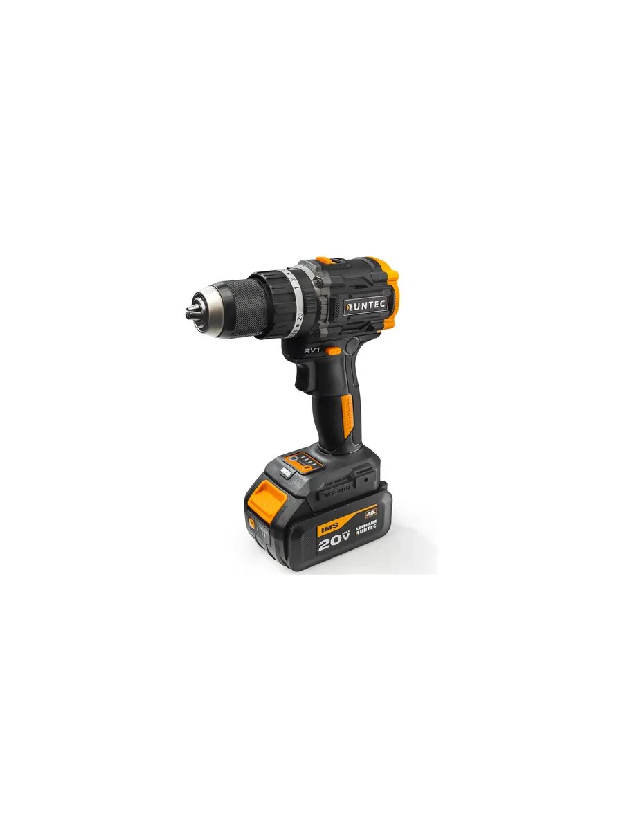 Дрель-шуруповерт ударная аккумуляторная RUNTEC PRO 13 мм, 2