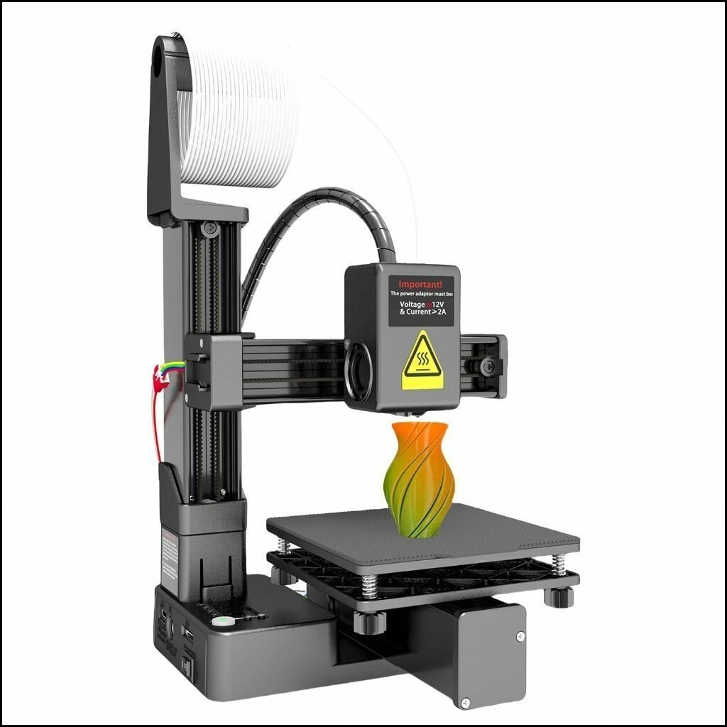 Бестселлер начального уровня EasyThreed K10 Small черный 3D принтер