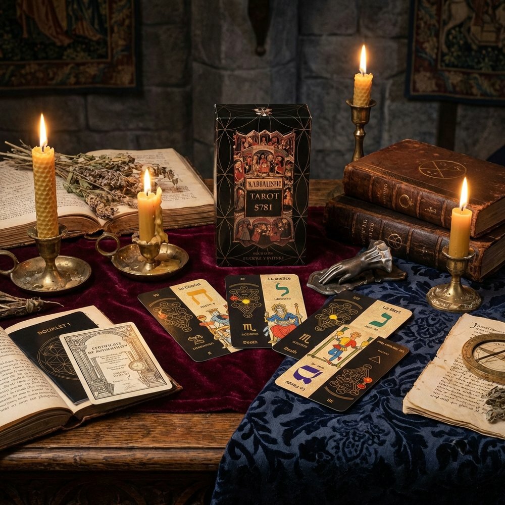 Карты Таро "Kabbalistic Tarot 5781", Tarotmania / Таро Каббалистическое 5781 64461