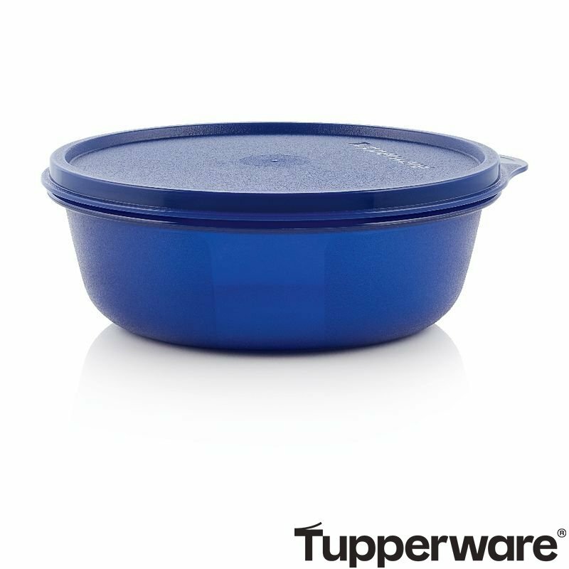 Ёмкость Tupperware Хит-Парад, 600 мл, влаговоздухонепроницаемая, темно-синяя